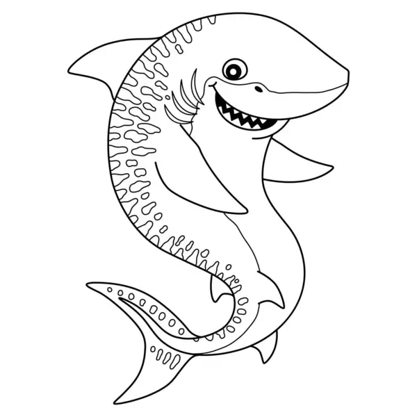 10,000,000+ vectores de Shark colouring page, imágenes vectoriales ...