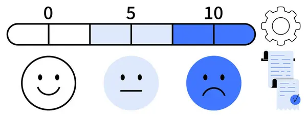 Smiley face scale Vektor Stok, Ilustrasi Smiley face scale Bebas ...