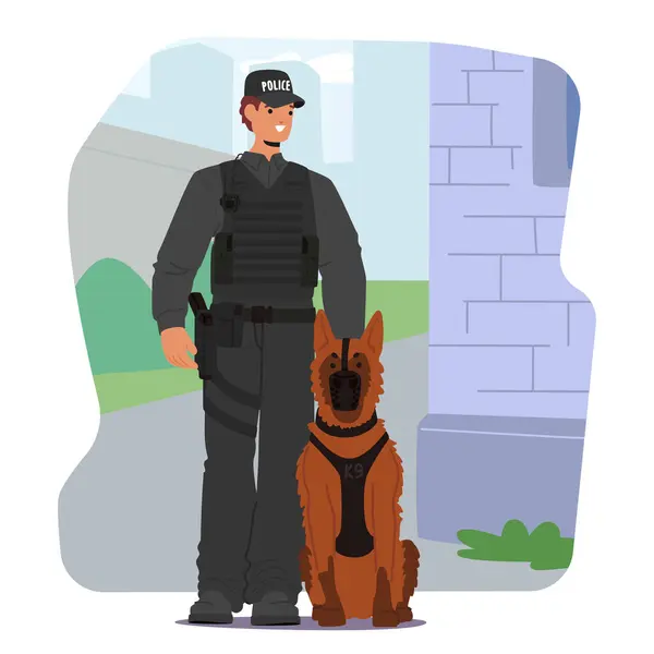 Police dog Vector Images | Depositphotos