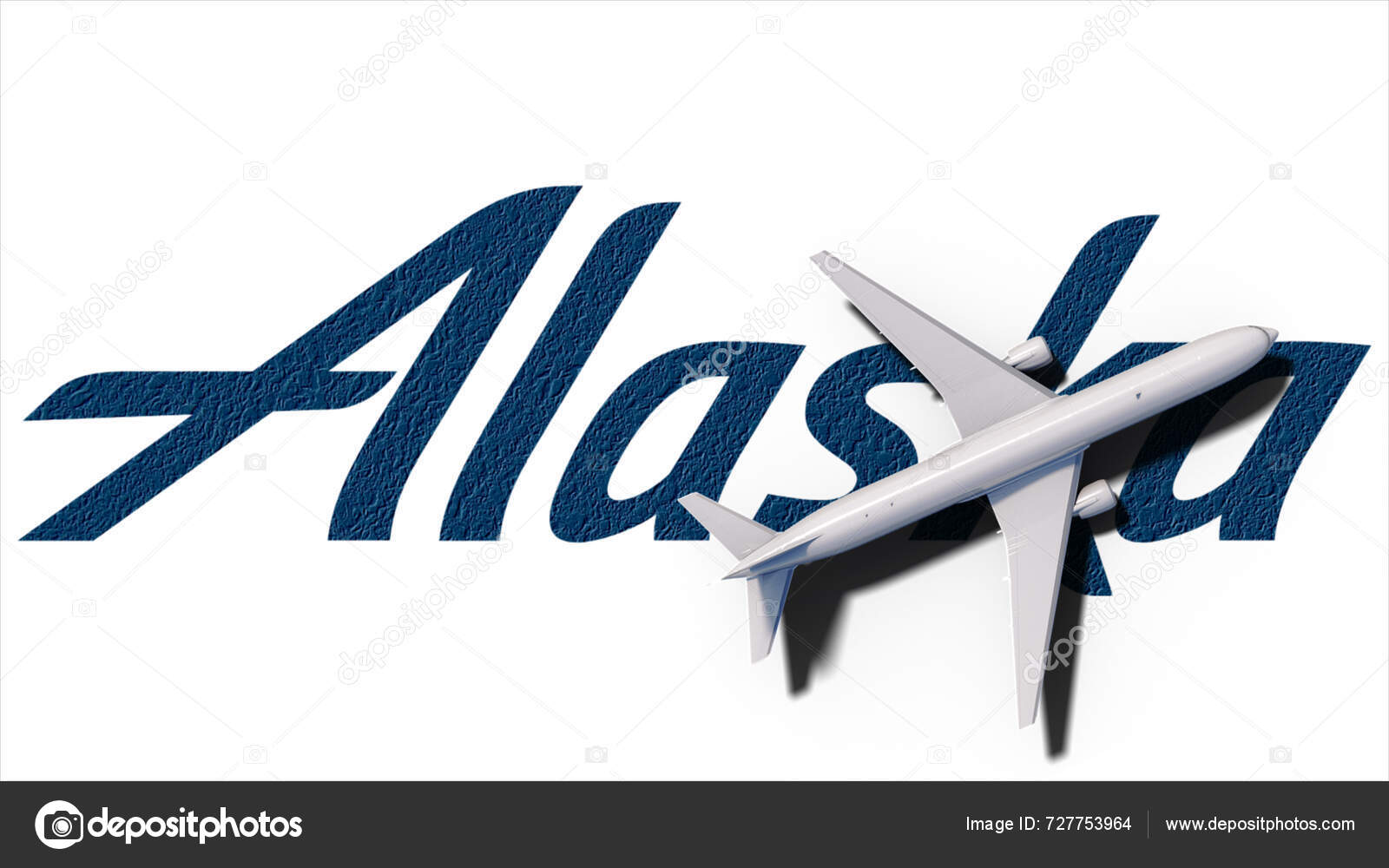 New York Usa May 2024 Alaska Company Logo Plane Flight — Stock ...
