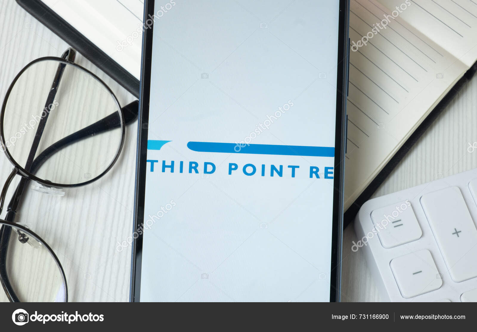 New York Usa June 2024 Third Point Reinsurance Logo Phone — Stock ...