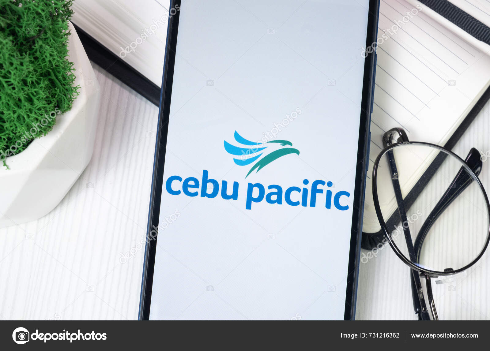 New York Usa June 2024 Cebu Pacific Logo Phone Screen — Stock Editorial ...