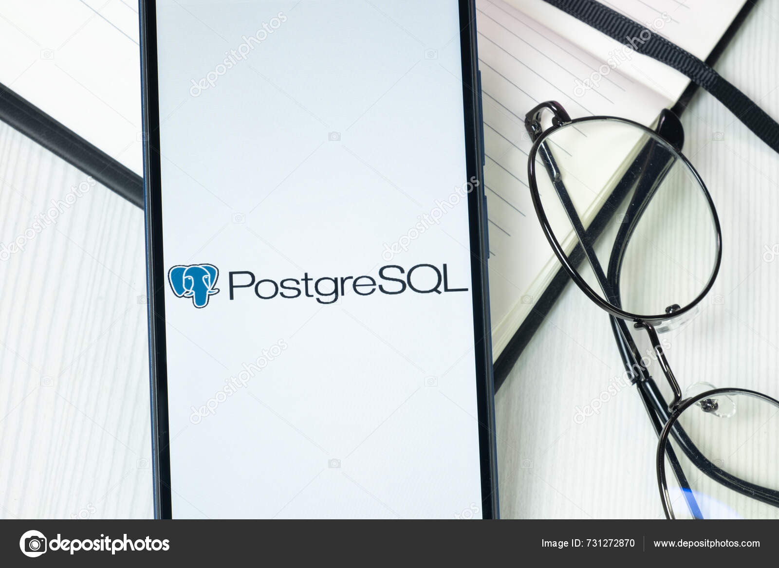 New York Usa June 2024 Postgresql Logo Icon Phone Screen — Stock ...