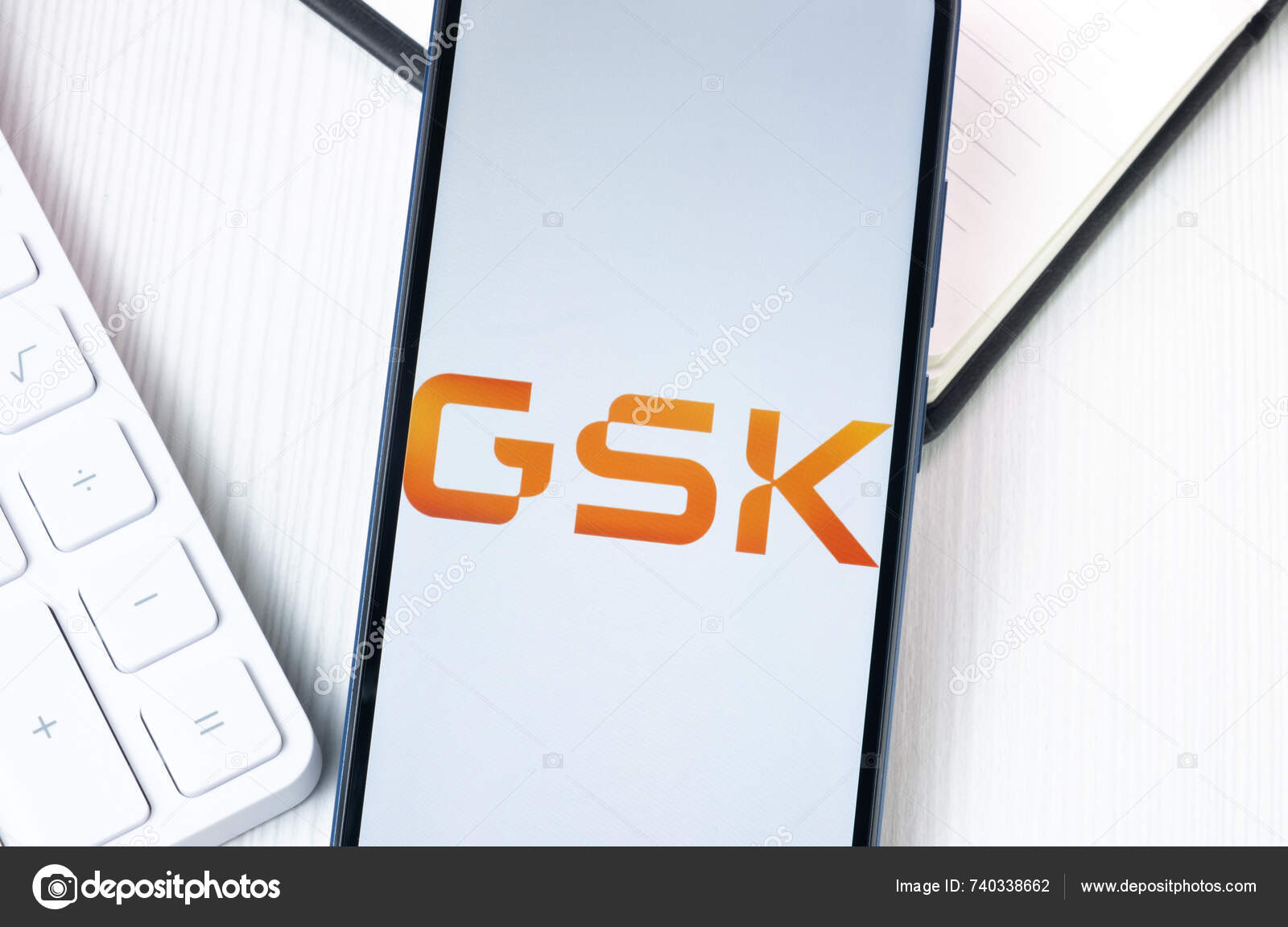 New York Usa August 2024 Glaxosmithkline Gsk Logo Phone Screen — Stock ...