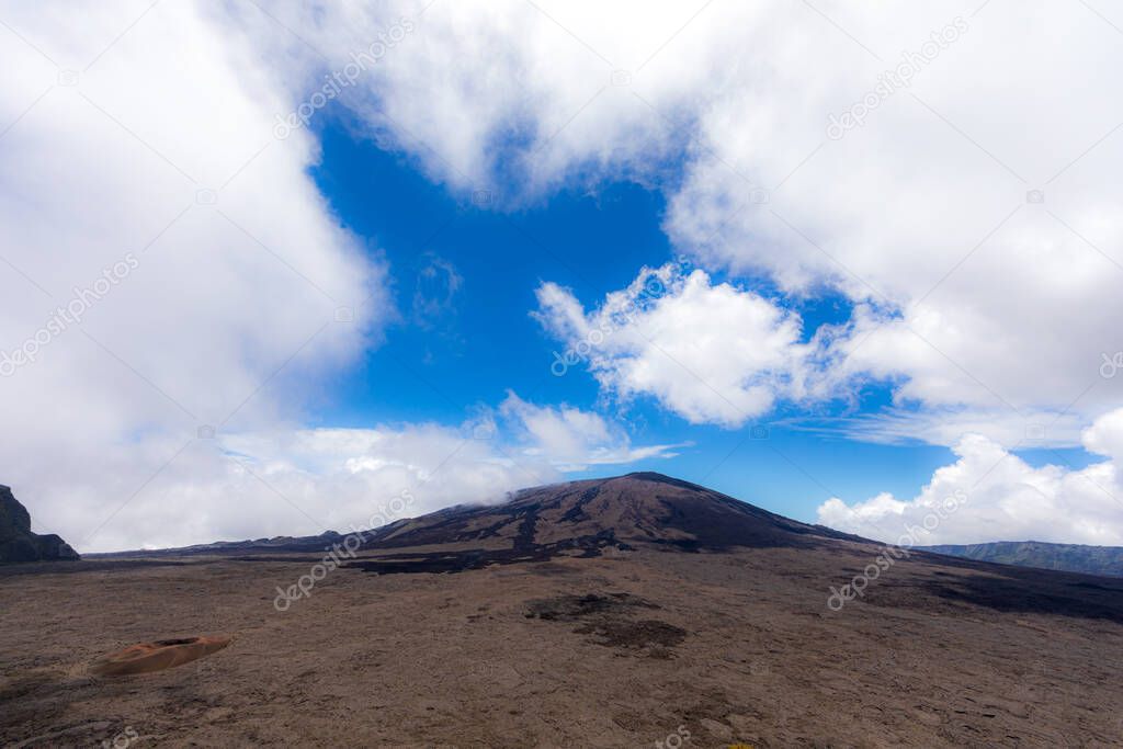 Reunion Island - Piton de la Fournaise volcano : the volcano with the ...