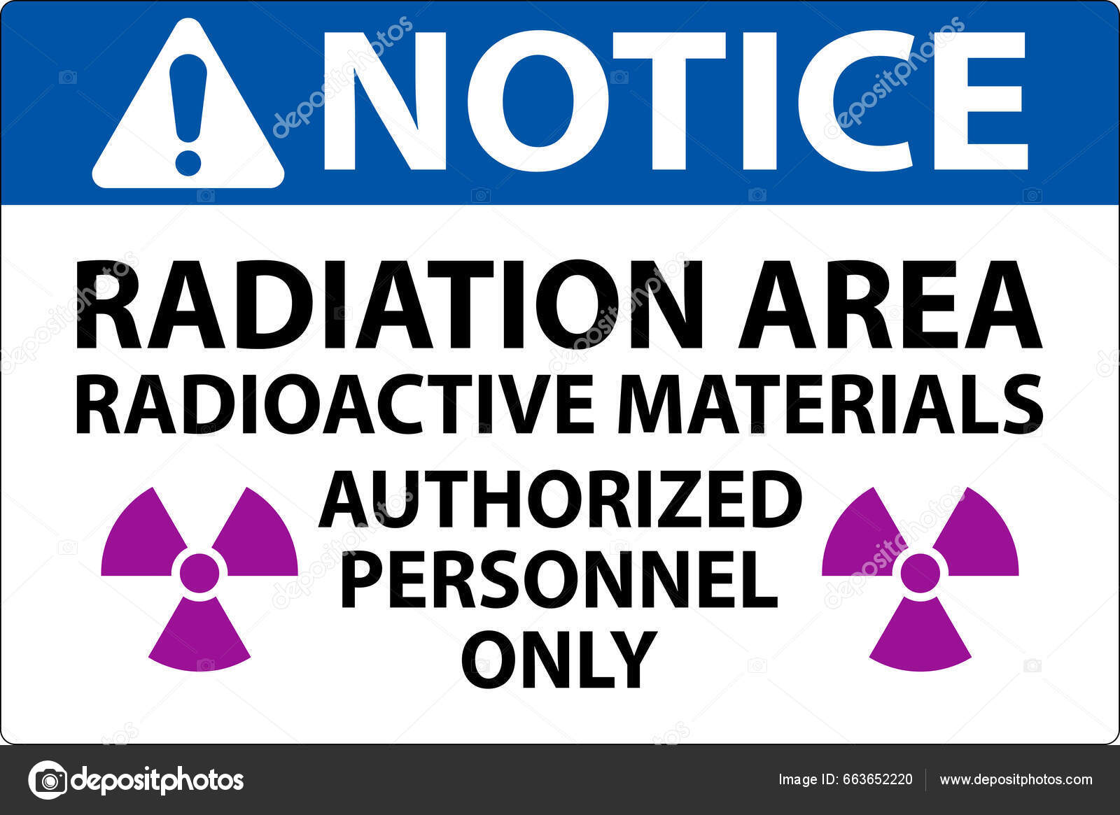 Radioactive Materials Sign