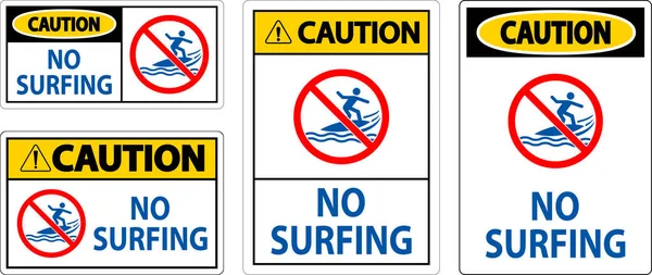 Beach Hazard Warning Sign High Surf Can Cause Drowning Injury Stock ...