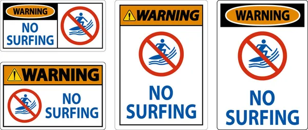 Beach Hazard Warning Sign High Surf Can Cause Drowning Injury Stock ...