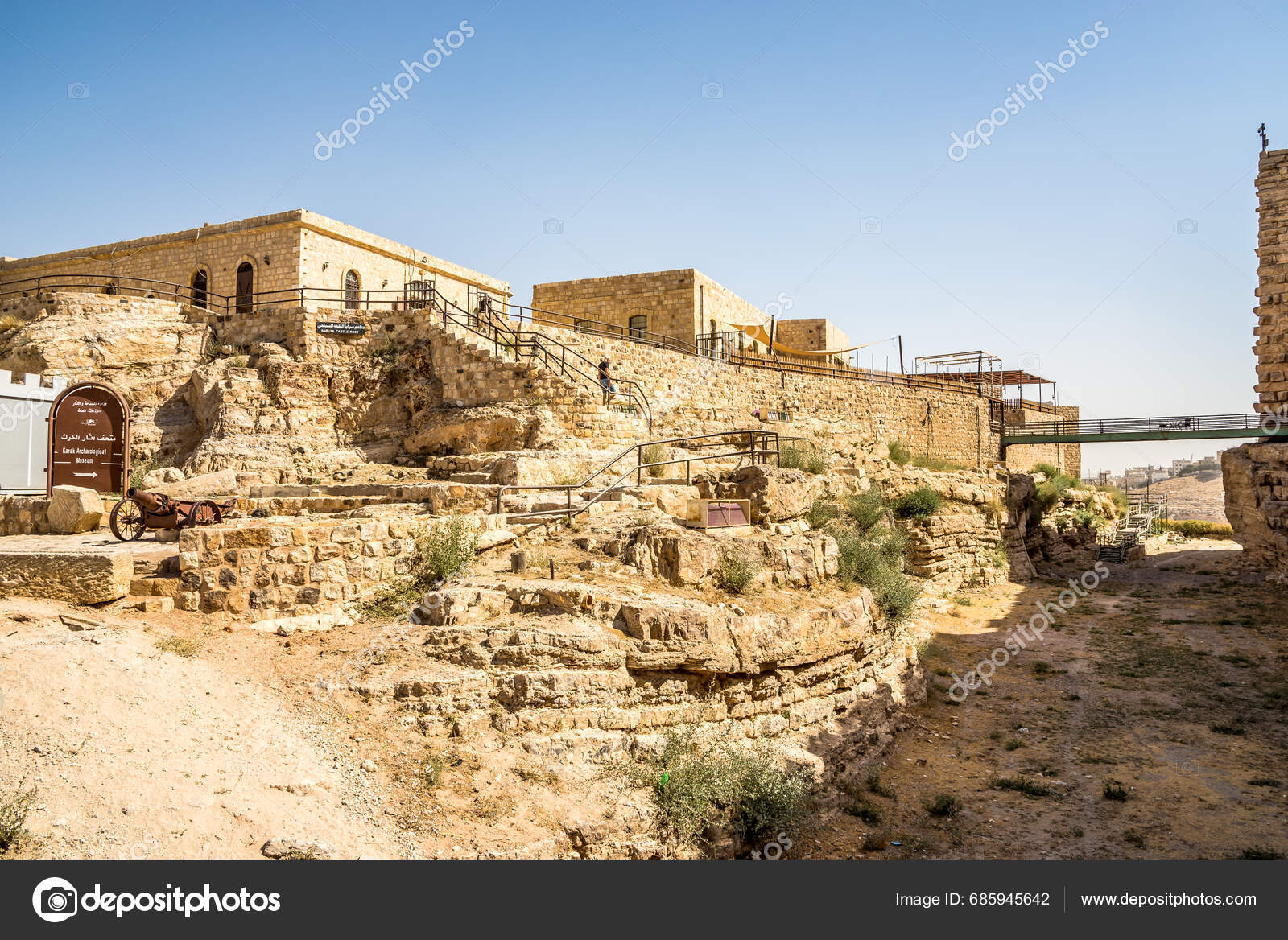 Kerak Jordan October 2023 View Museum Building Kerak Castle Kerak ...