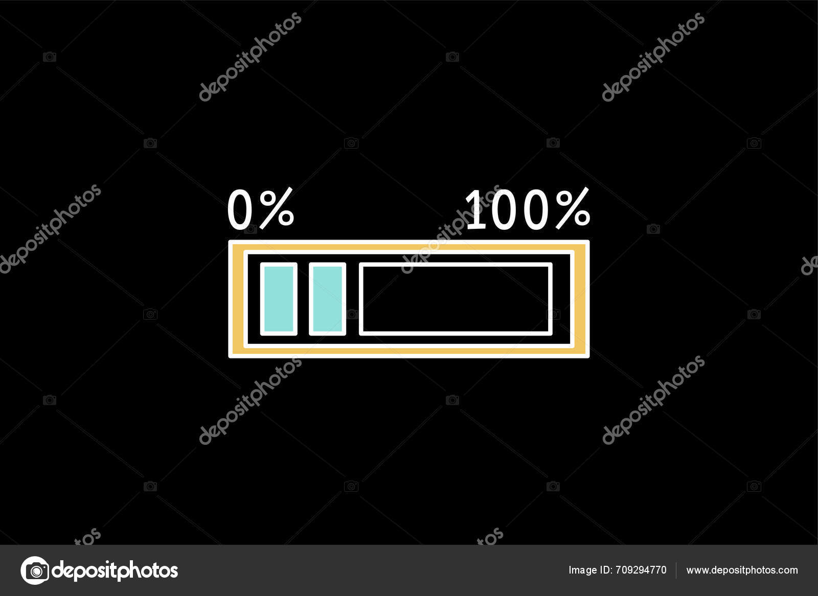 Progress Bar Sticker Set Stock Vector by ©Skull_vector 709294770