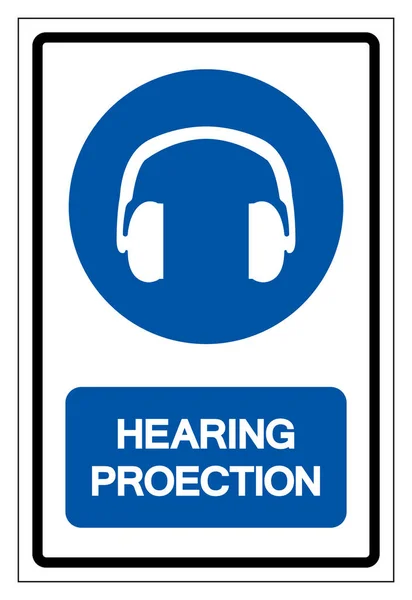 Hearing Protection Symbol Sign Vector Illustration Isolate White ...