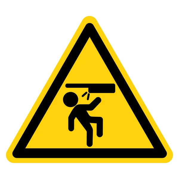 Warning Falling Debris Symbol Sign Vector Illustration Isolate White ...