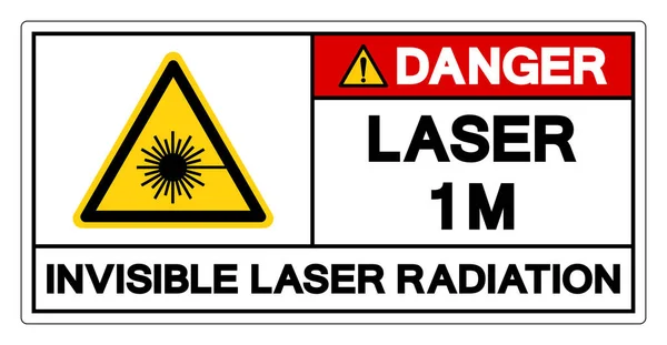 Keamanan Laser Pertama Simbol Radiasi Laser Yang Terlihat Dan Tak ...