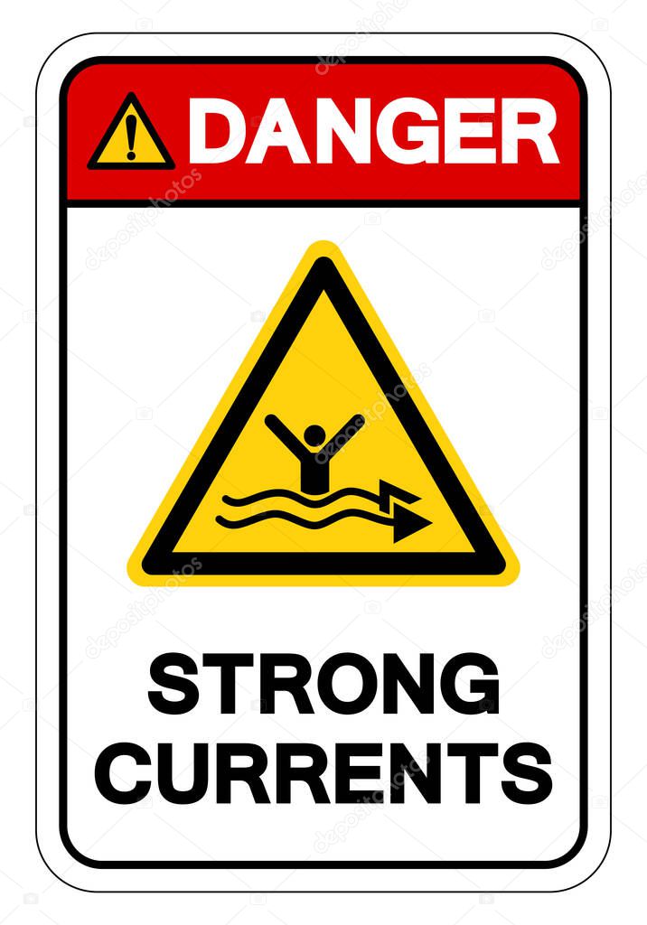 Peligro Fuerte Corriente Reloj Símbolo Signo, Vector Ilustración ...
