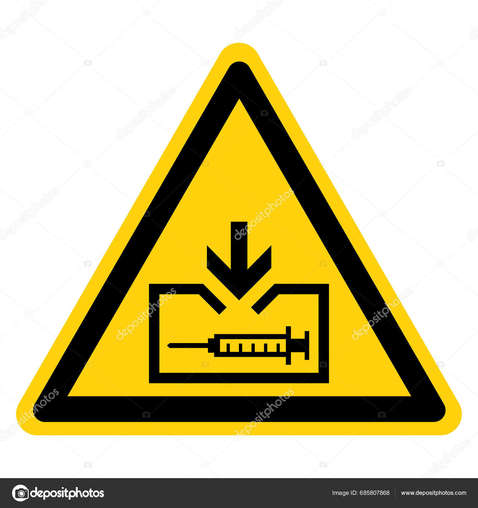 Vass Kassering Symbol Skylt Vektor Illustration Isolera Vit Bakgrund ...