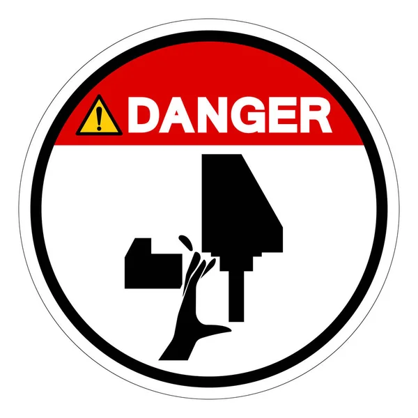 Danger Cut Hazard Hazard Symbol Sign Vector Illustration Isolate White ...