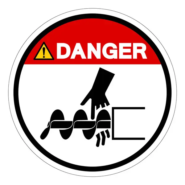 Danger Cut Hazard Hazard Symbol Sign Vector Illustration Isolate White ...