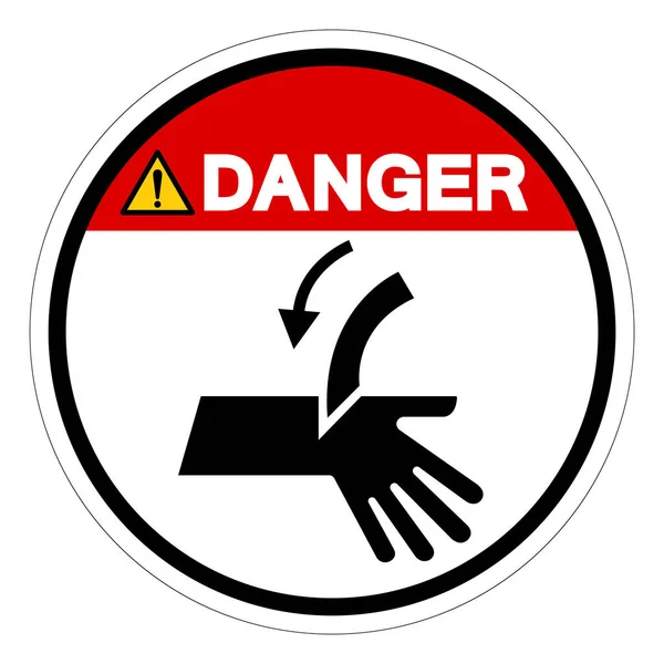 Danger Cut Hazard Hazard Symbol Sign Vector Illustration Isolate White ...