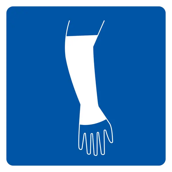 Usar señalización de símbolo de mano de aparejo, ilustración vectorial ...