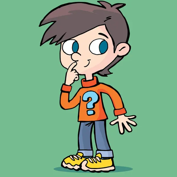 100,000 เด็กการ์ตูนถามคำถาม Vector Images | Depositphotos