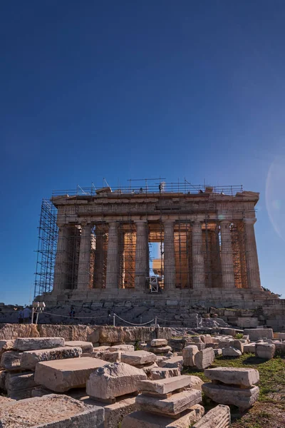 Parthenon Former Temple Athenian Acropolis Greece Dedicated Goddess ...