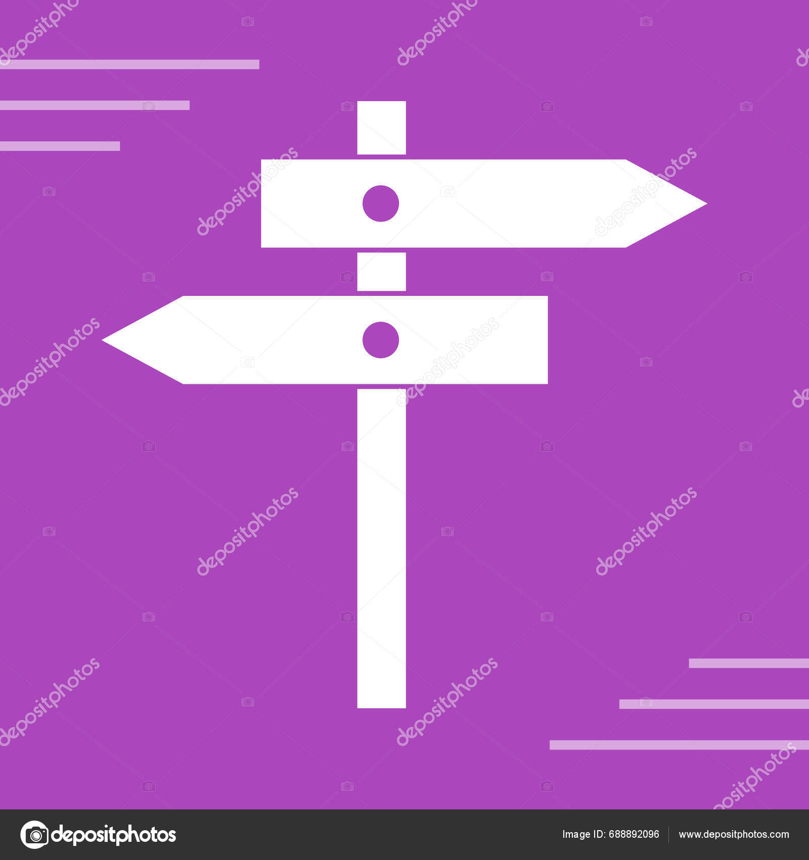 Direction Sign Icon Direction Symbol Navigation Sign Vector Stock ...