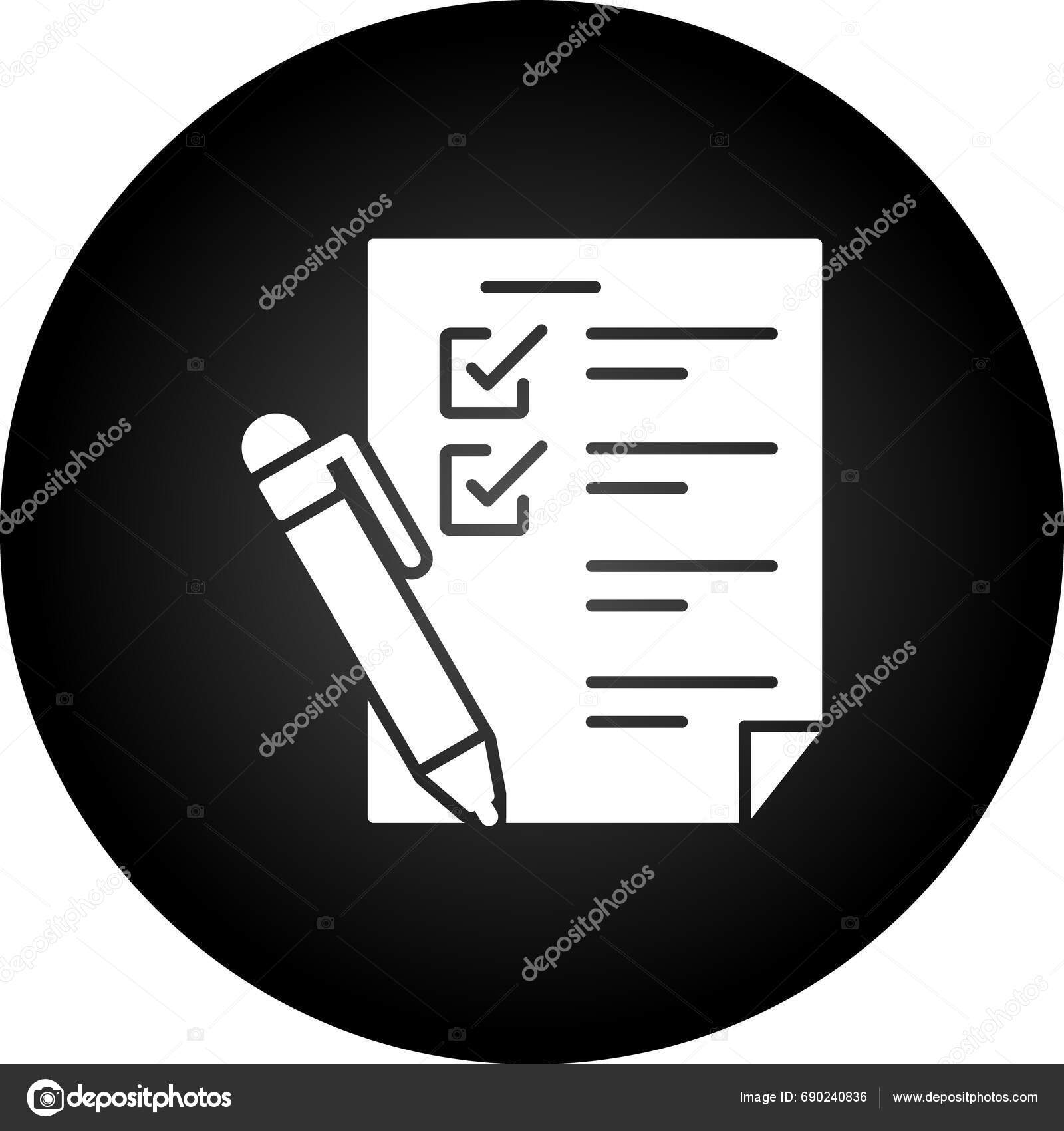 Document Check Mark Icon Simple Illustration Stock Vector by ... Document Check Mark Icon Simple Illustration Stock Vector by ...