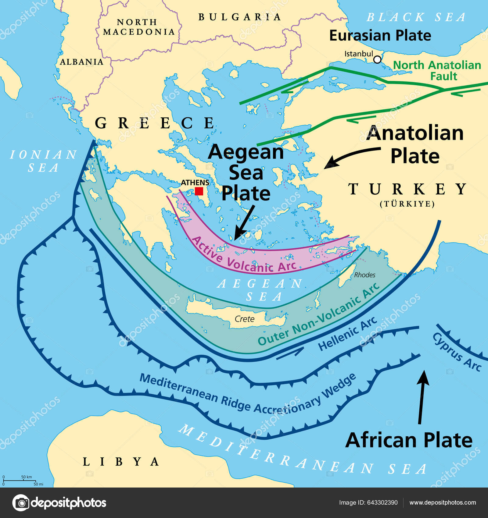 Ancient Aegean Sea Map