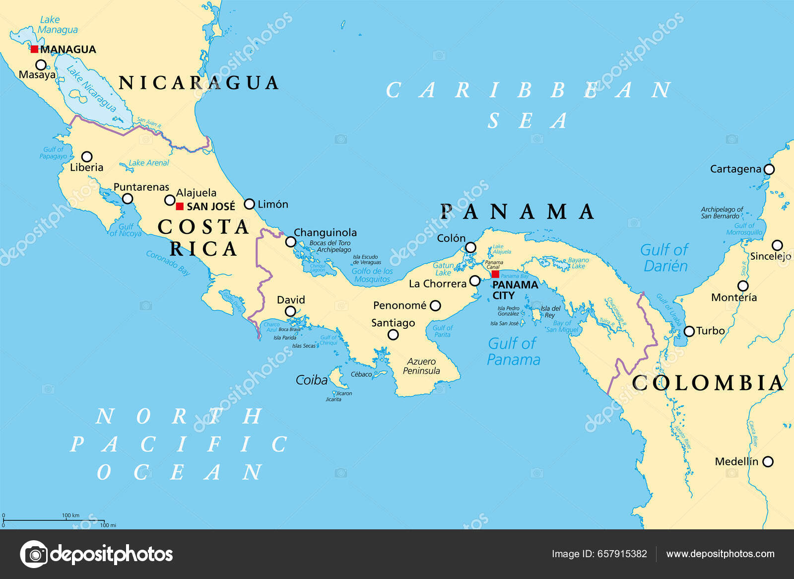 América Latina Geografía De Panamá
