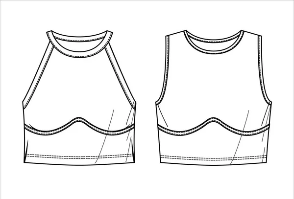 Halter blouse Vector Art Stock Images | Depositphotos