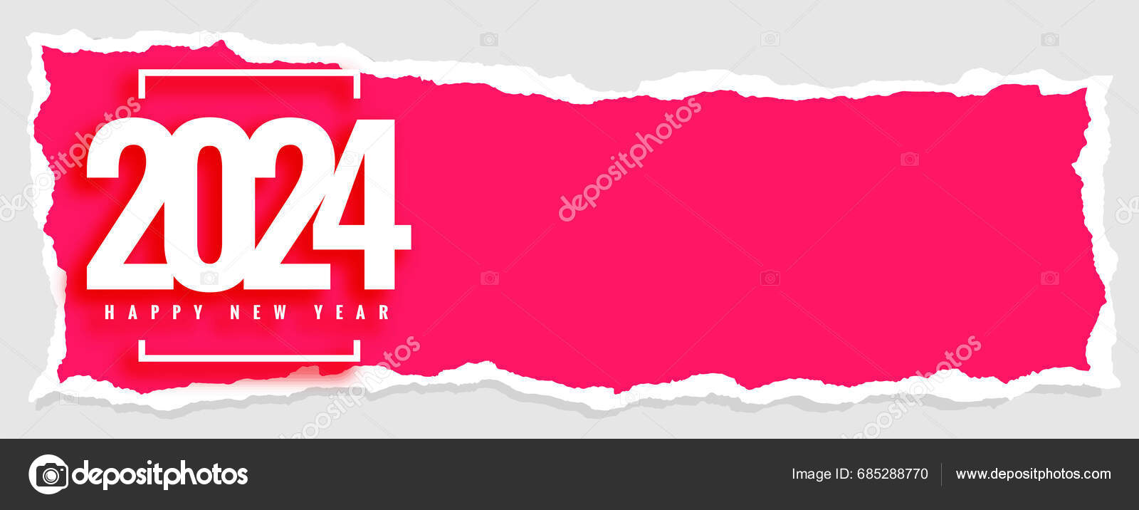 2024 Oudejaarsavond Uitnodiging Behang Papier Gescheurd Stijl Vector ...