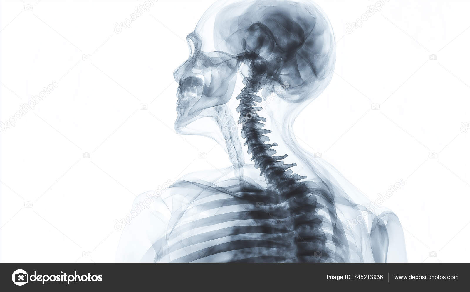 Ray Human Skeleton Revealing Its Detailed Structure — Stock Photo ...