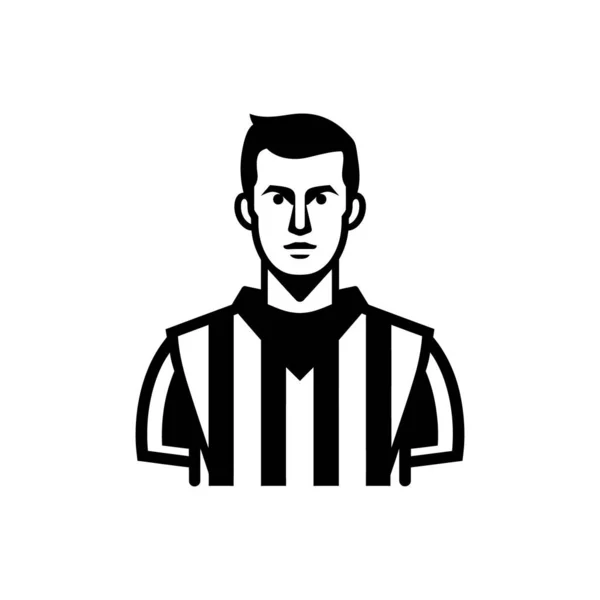 Football referee logo imágenes de stock de arte vectorial | Depositphotos