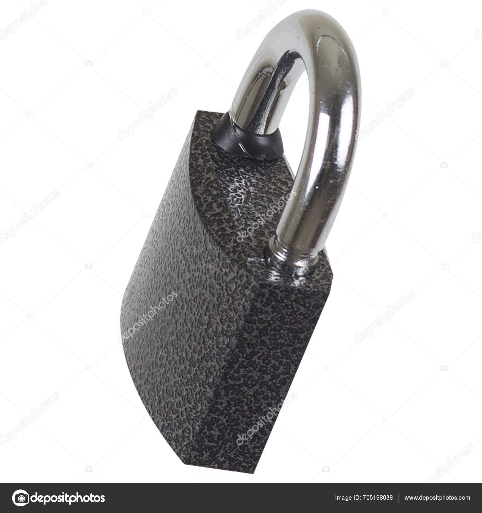 Realistic Black Metal Lock Isolated Transparent Background Fit Element ...