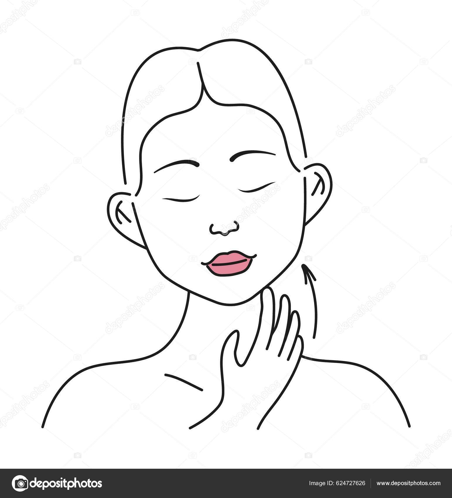 Neck Massage Clipart