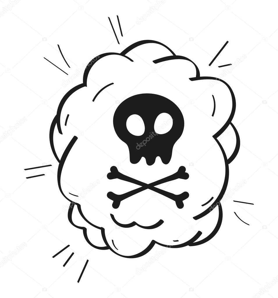 Juramento, palabras improvisadas vector. Enojado, groseras caídas en ...