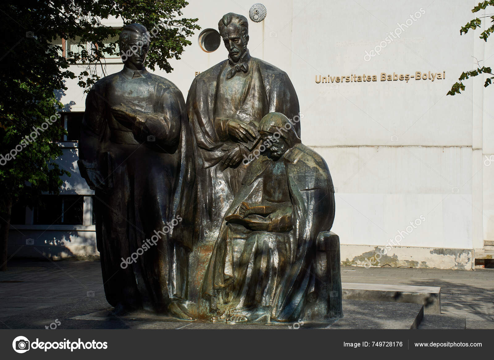 Cluj Napoca Romania 20Th Sep 2024 Ardelean School Statuary Group ...