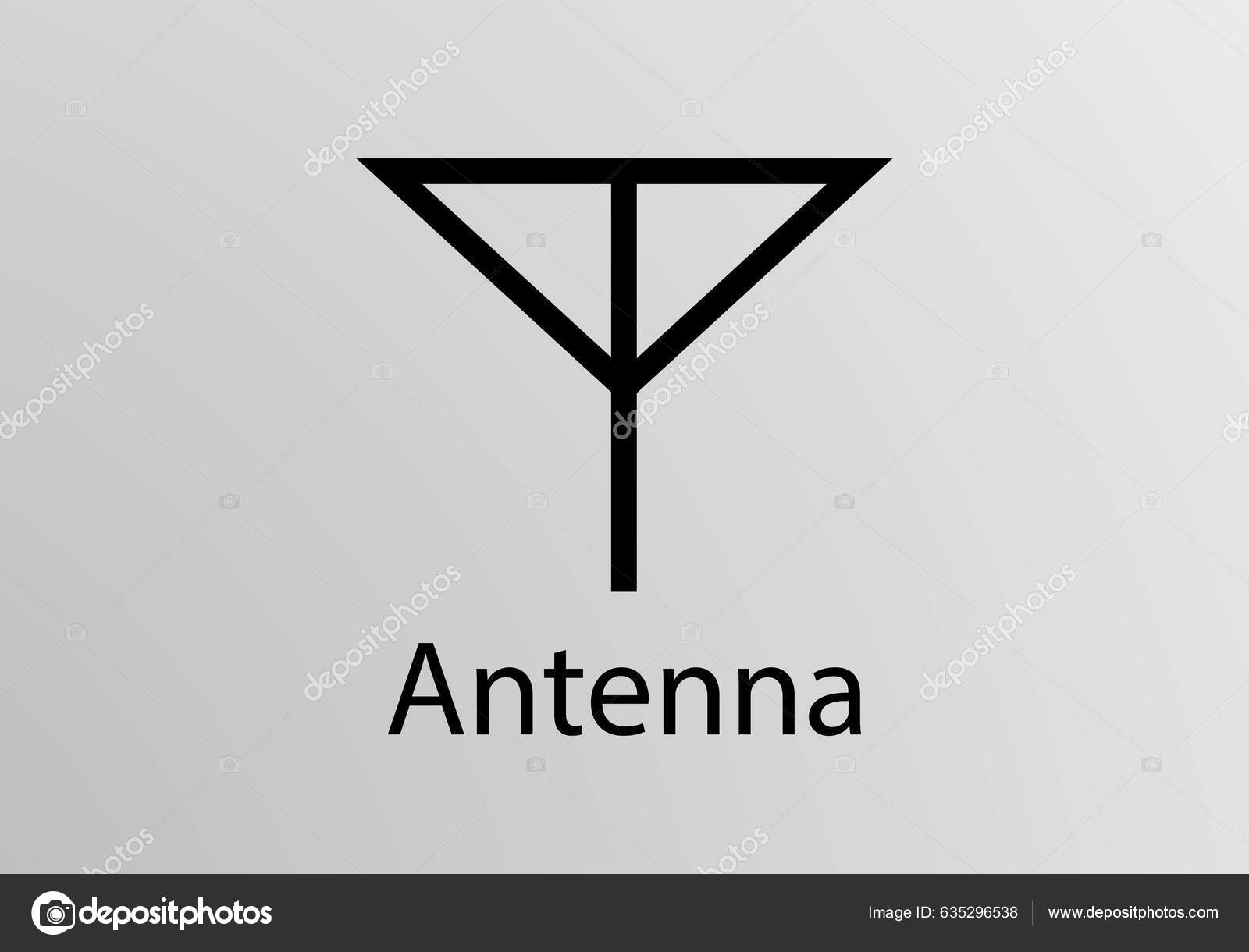 Antenna Engineering Symbol Vector Symbol Design Engineering Symbols ...