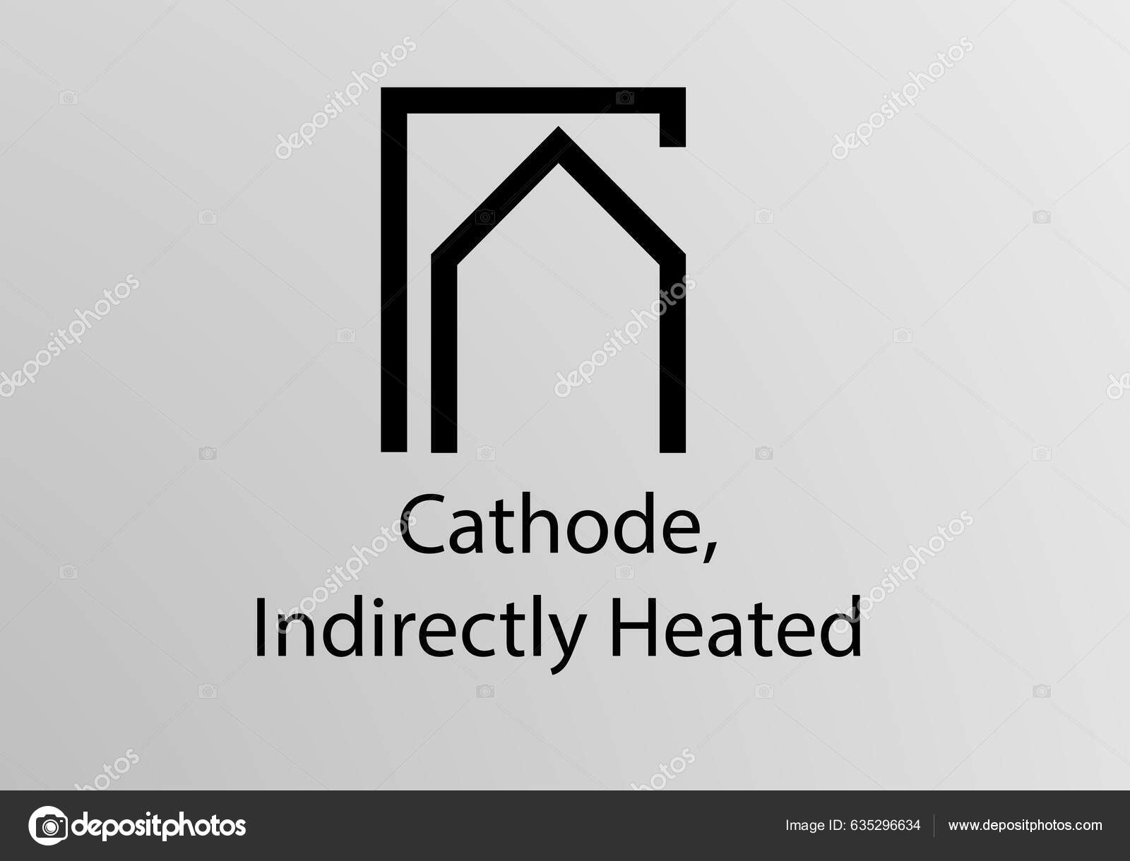 Cathode Indirectly Heated Engineering Symbol Vector Symbol Design ...