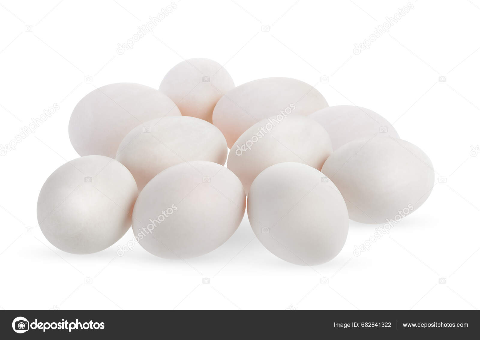 White Eggs White Background Stock Photo by ©sommaill 682841322