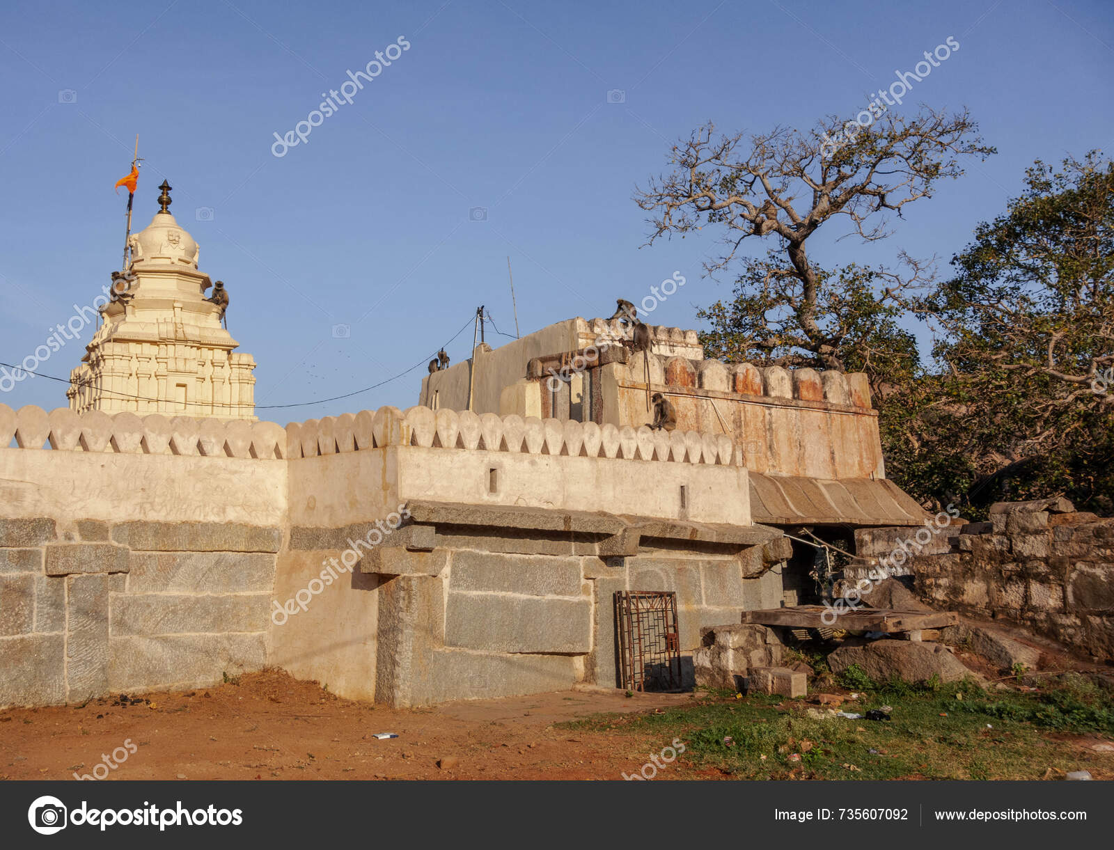 Landscapes Temples Chakra Tirtha Hampi India — Stock Photo © romtea #735607092