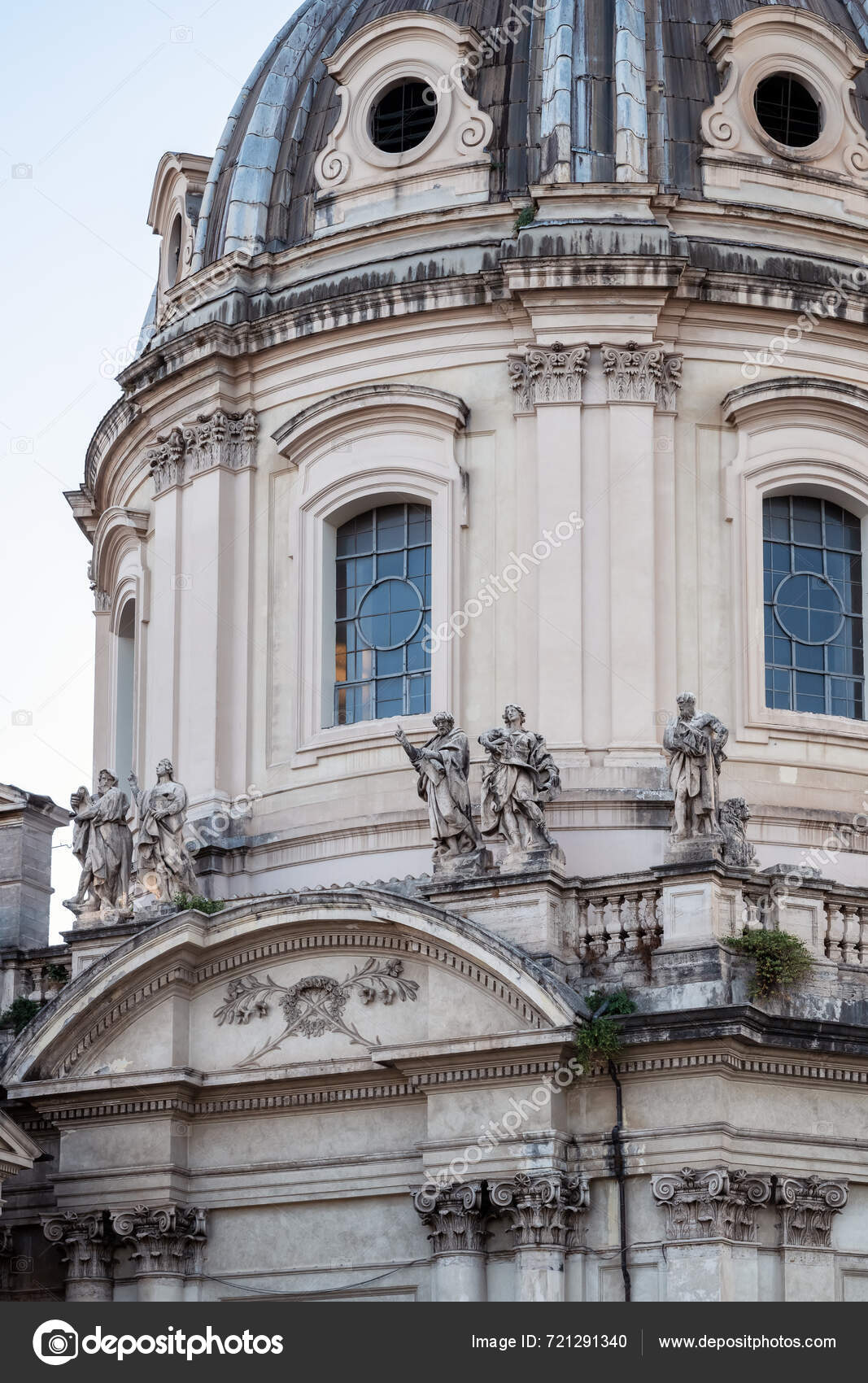 Close View Beautiful Building Domus Romane Palazzo Valentini Rome Lazio ...