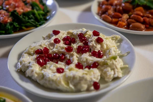 Traditional Anatolian Appetizers Raki Table Red Bean Stew Carrot ...