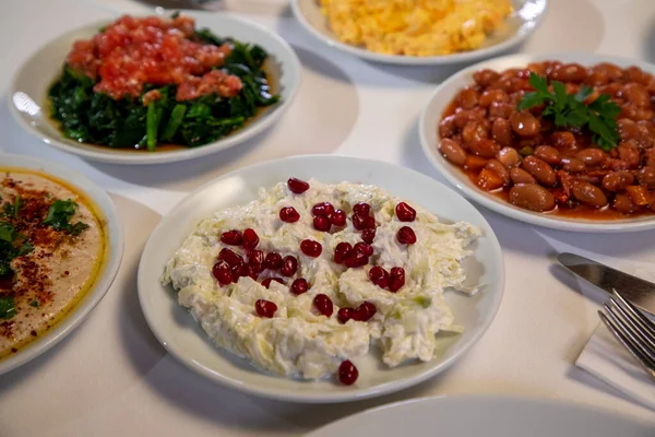 Traditional Anatolian Appetizers Raki Table Red Bean Stew Carrot ...
