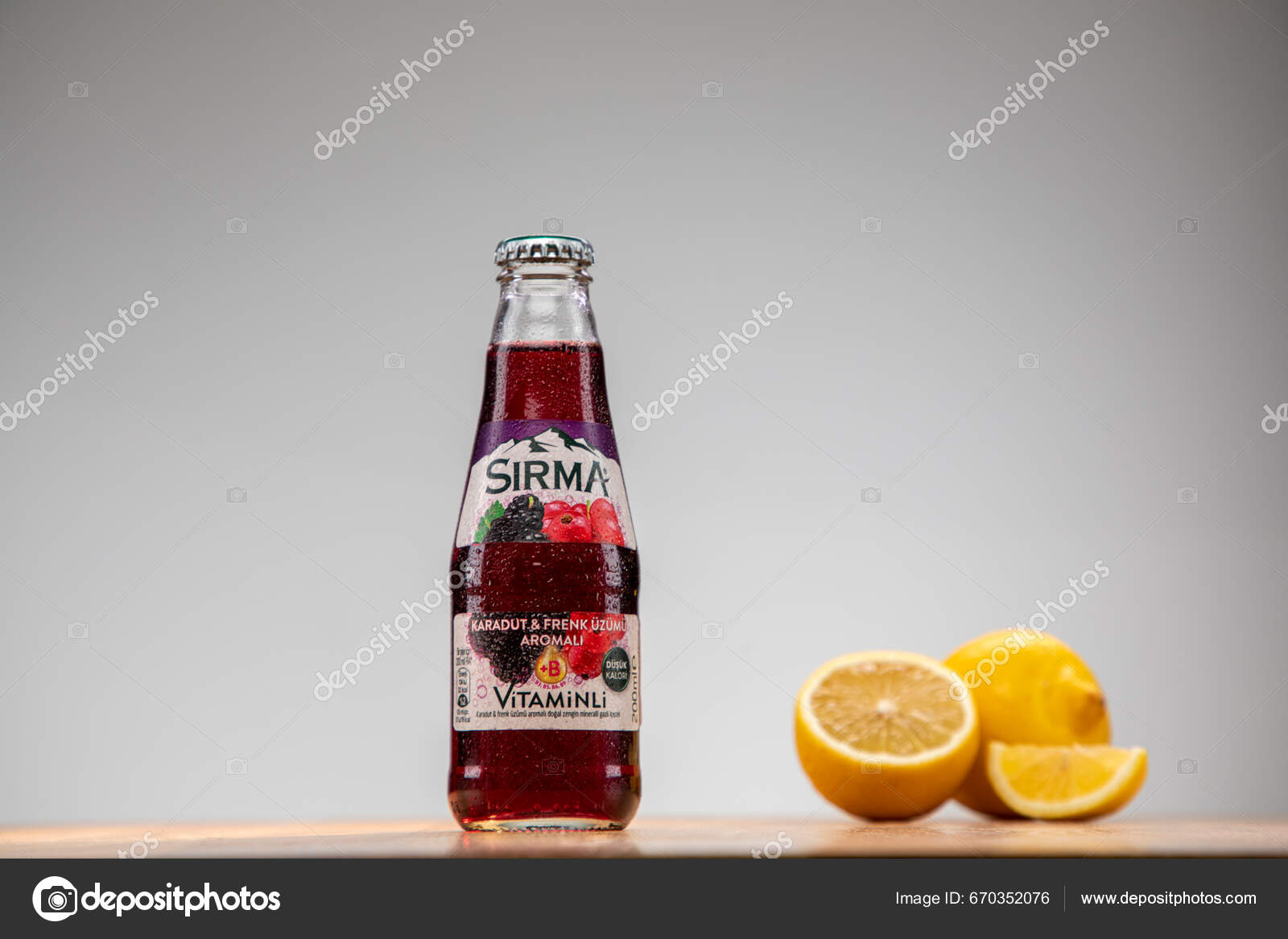 Istanbul Turkey 2023 Mineral Water Mineral Water Black Mulberry Currant ...