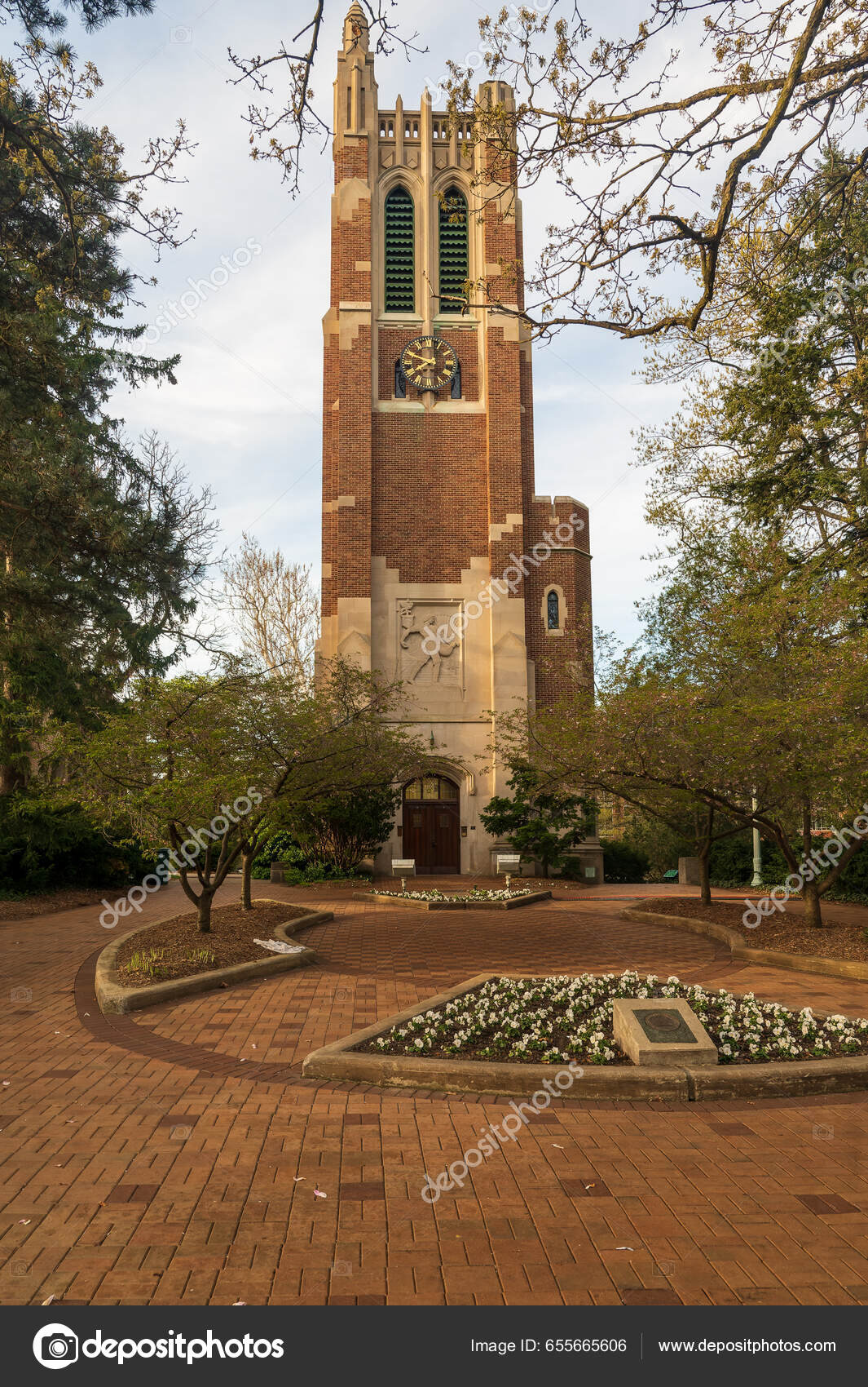 Beaumont Tower Campus Michigan State University East Lansing High ...