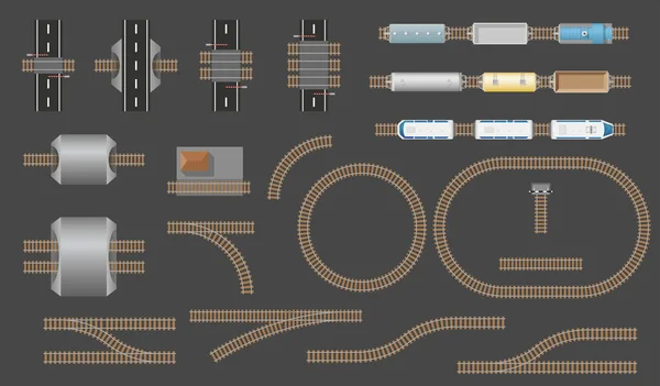 Train track circle Vector Images | Depositphotos