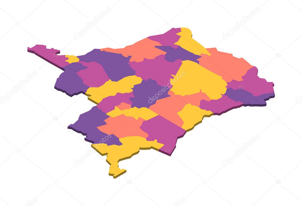 Democratic Republic of the Congo political map of administrative ...