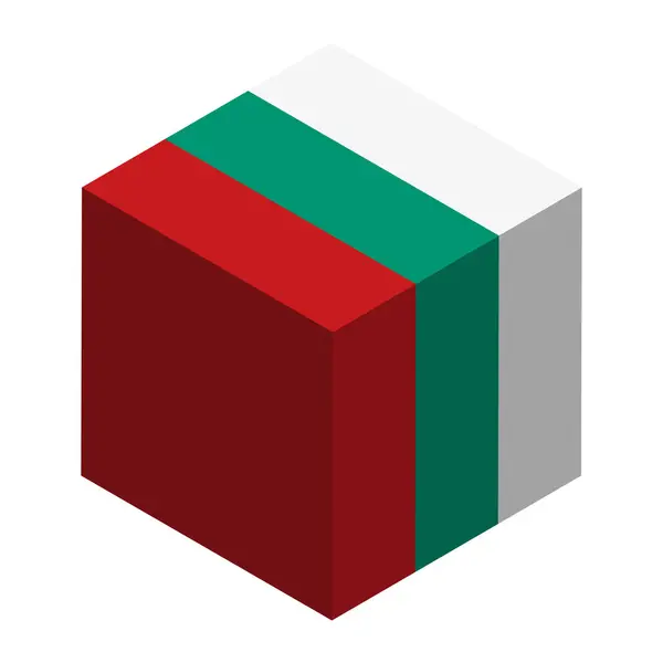 Poland Flag Isometric Cube Isolated White Background Vector Object Stock Vector by ©pyty 706832334