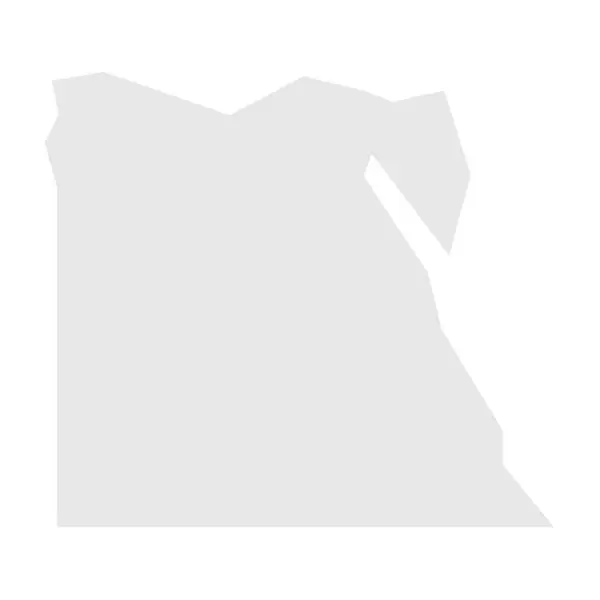 Kuwait Country Simplified Map Light Grey Silhouette Sharp Corners Isolated Stock Vector by ©pyty ...